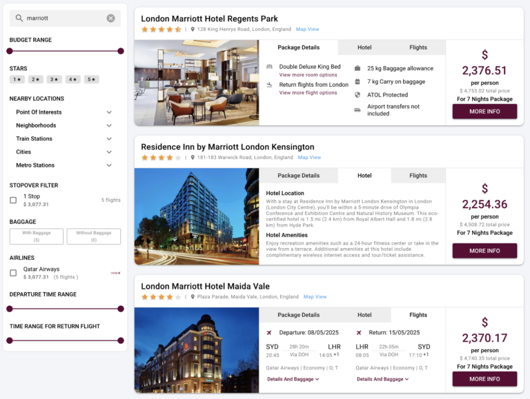 Hotel Packaging Platform | Opaque Packages & Flight Bundles - easyGDS